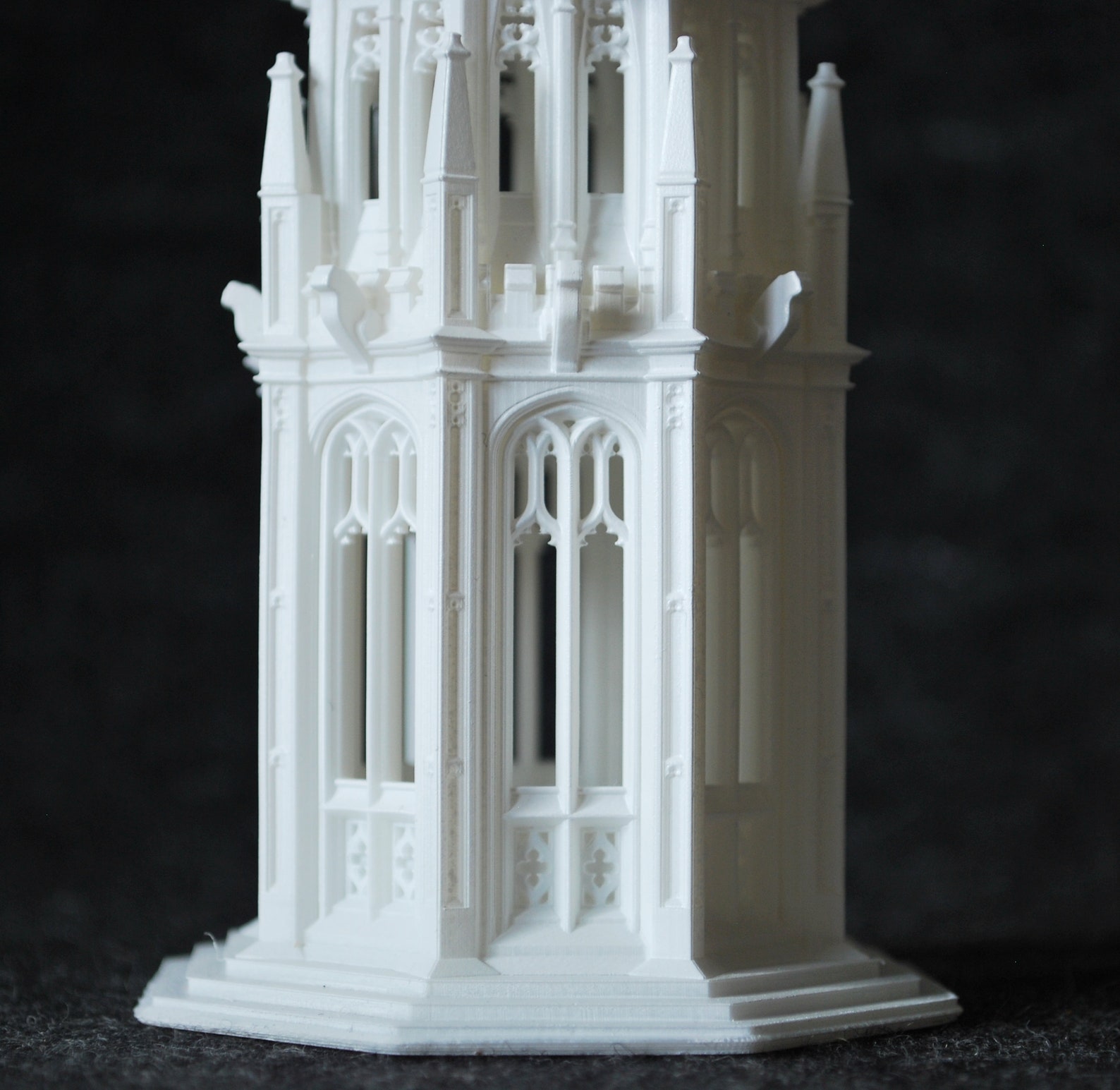 3D Printed Gothic Monument Model - Etsy