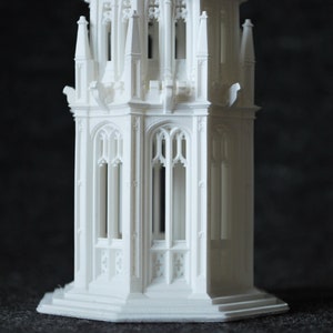 3D Printed Gothic Monument Model - Etsy