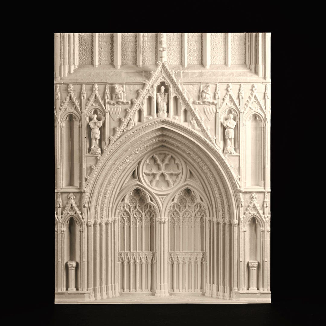 York Minster Great West Door Model – Gothic Cathedral Replica | Resin ...