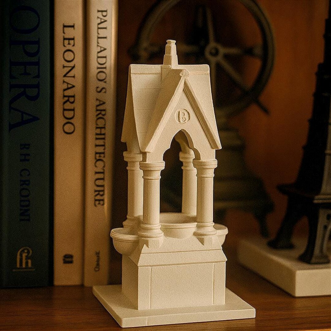 3D Printed Gothic Drinking Fountain Model - Etsy