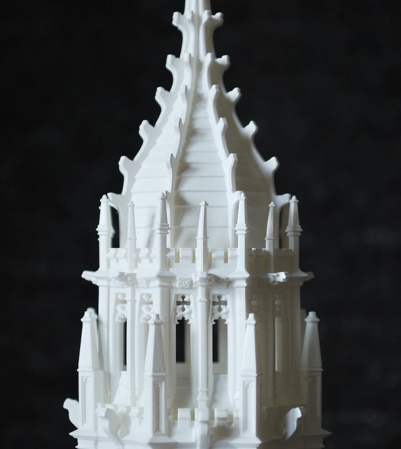 3D Printed Gothic Monument Model - Etsy