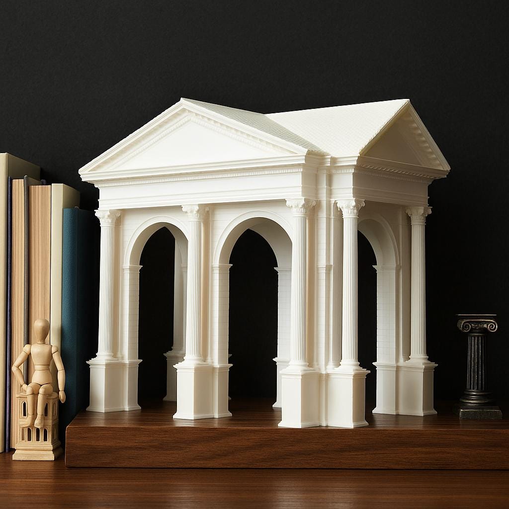 3D Printed Greek Pavilion: Corinthian Temple Miniature - Historical ...