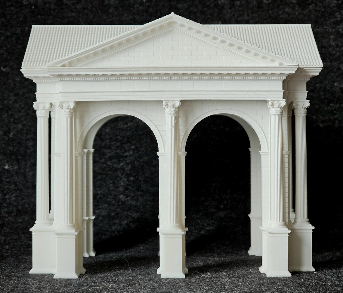 3D Printed Greek Pavilion - Etsy