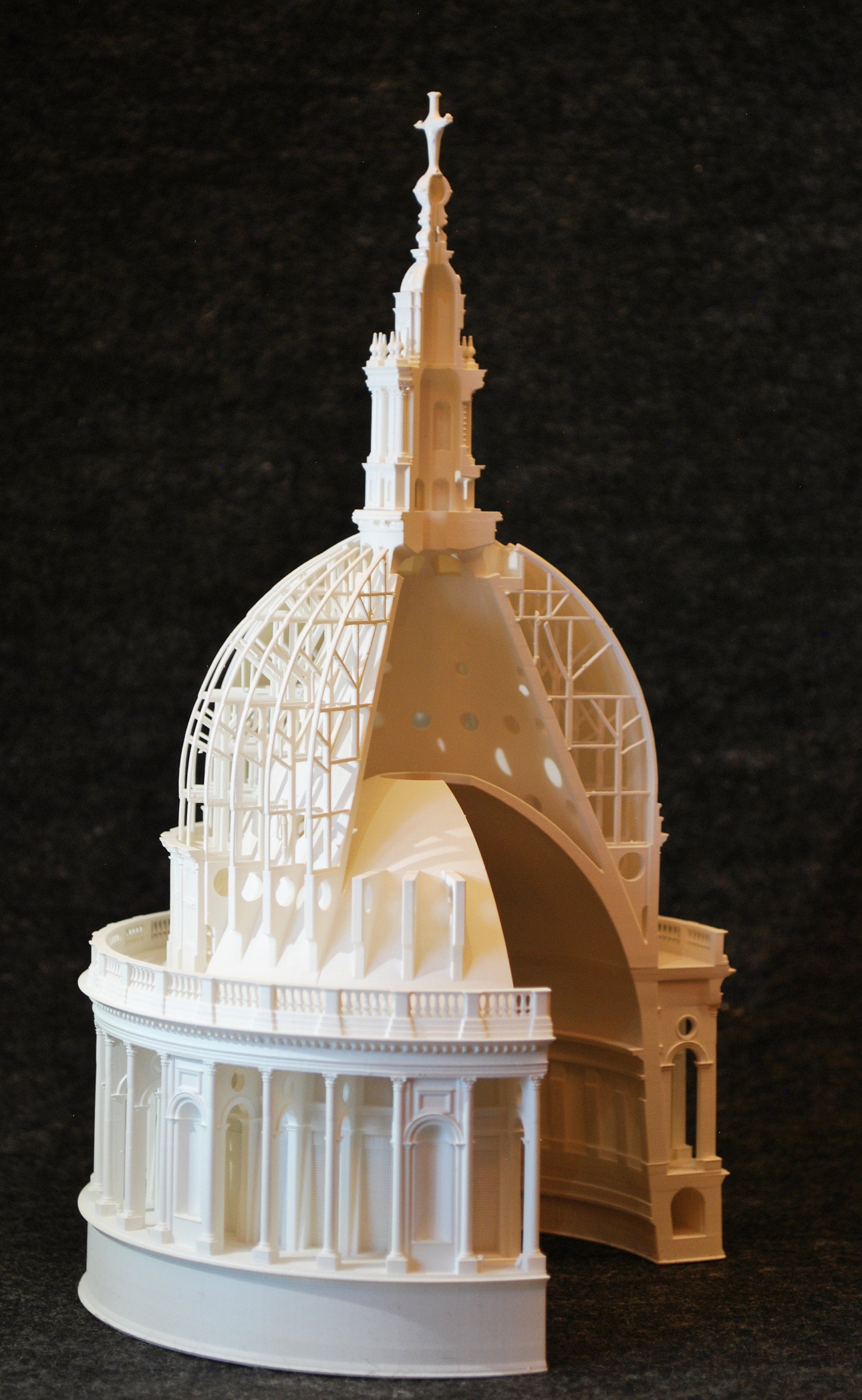 3D Printed St Paul's Cathedral Dome sectional Model - Etsy