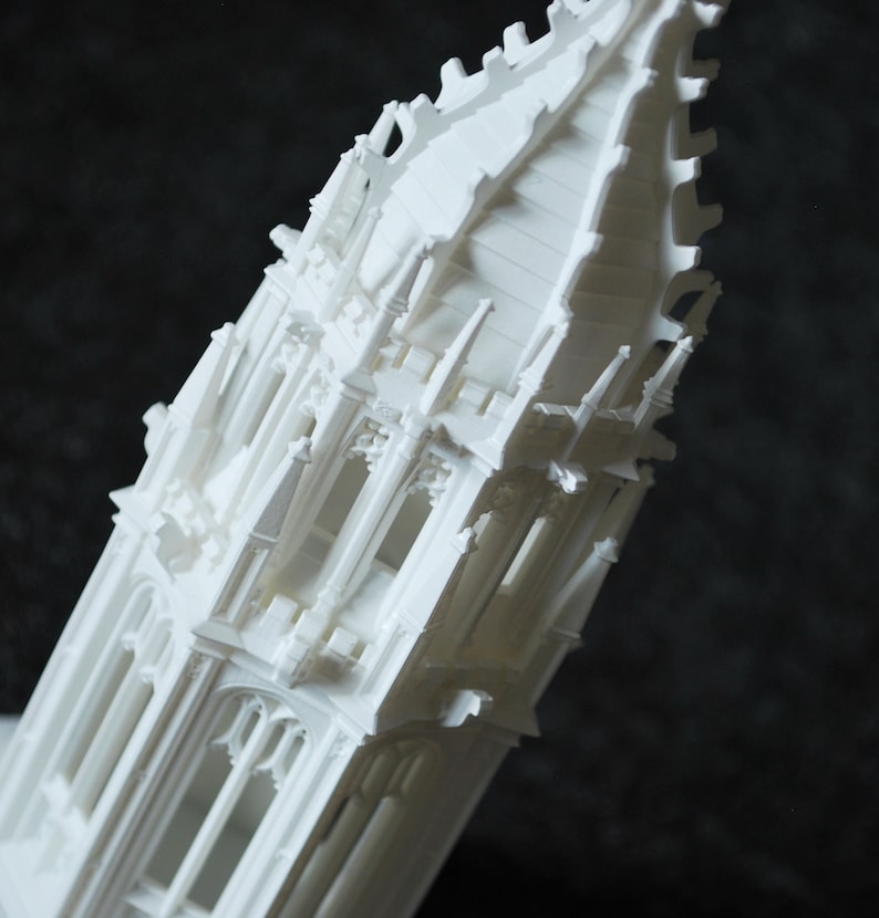 3D Printed Gothic Monument Model - Etsy