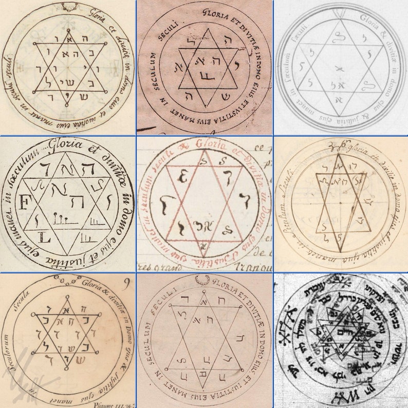 Second Pentacle of Jupiter of the Greater Key of King Solomon, Seal of ...