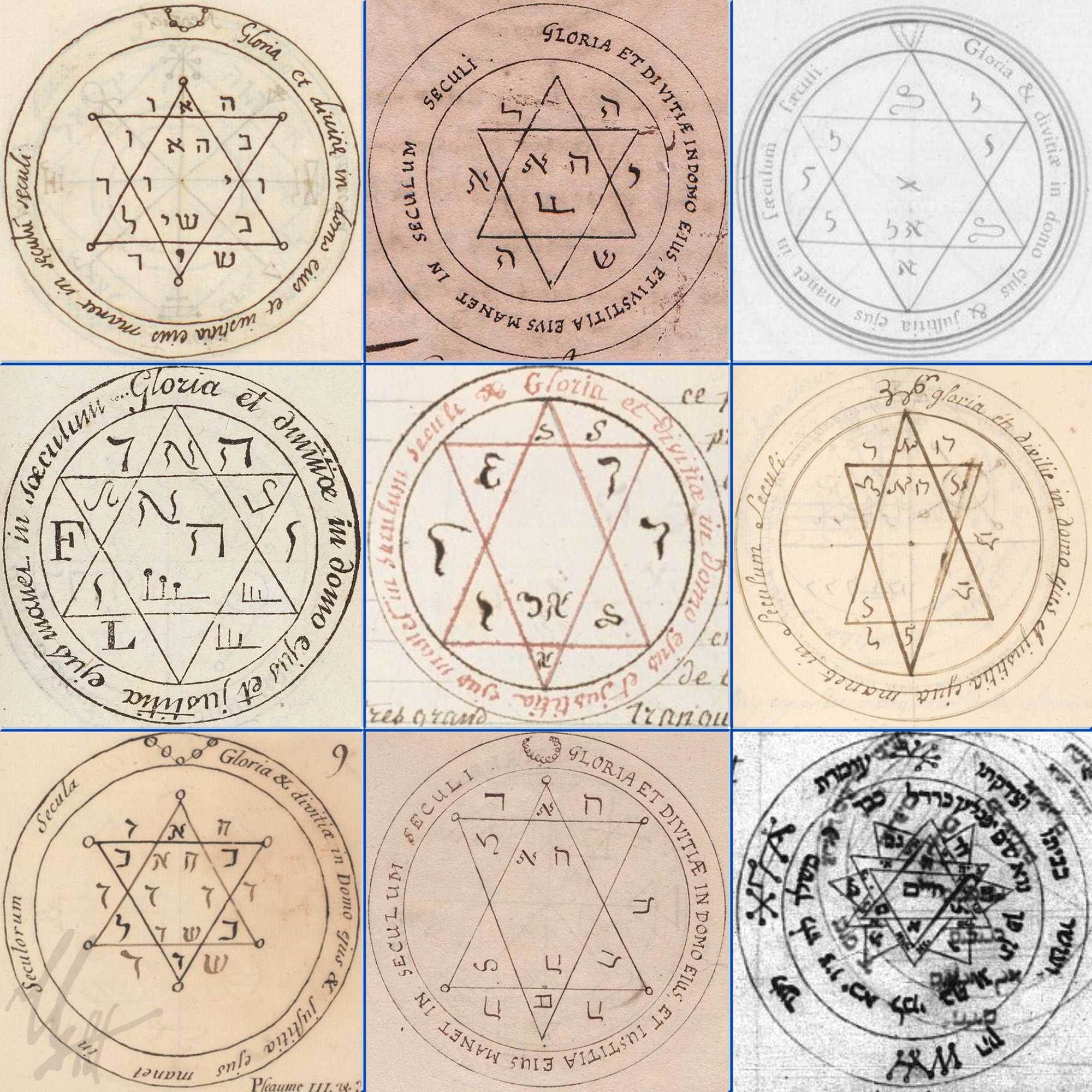 Second Pentacle of Jupiter of the Greater Key of King Solomon, Seal of ...