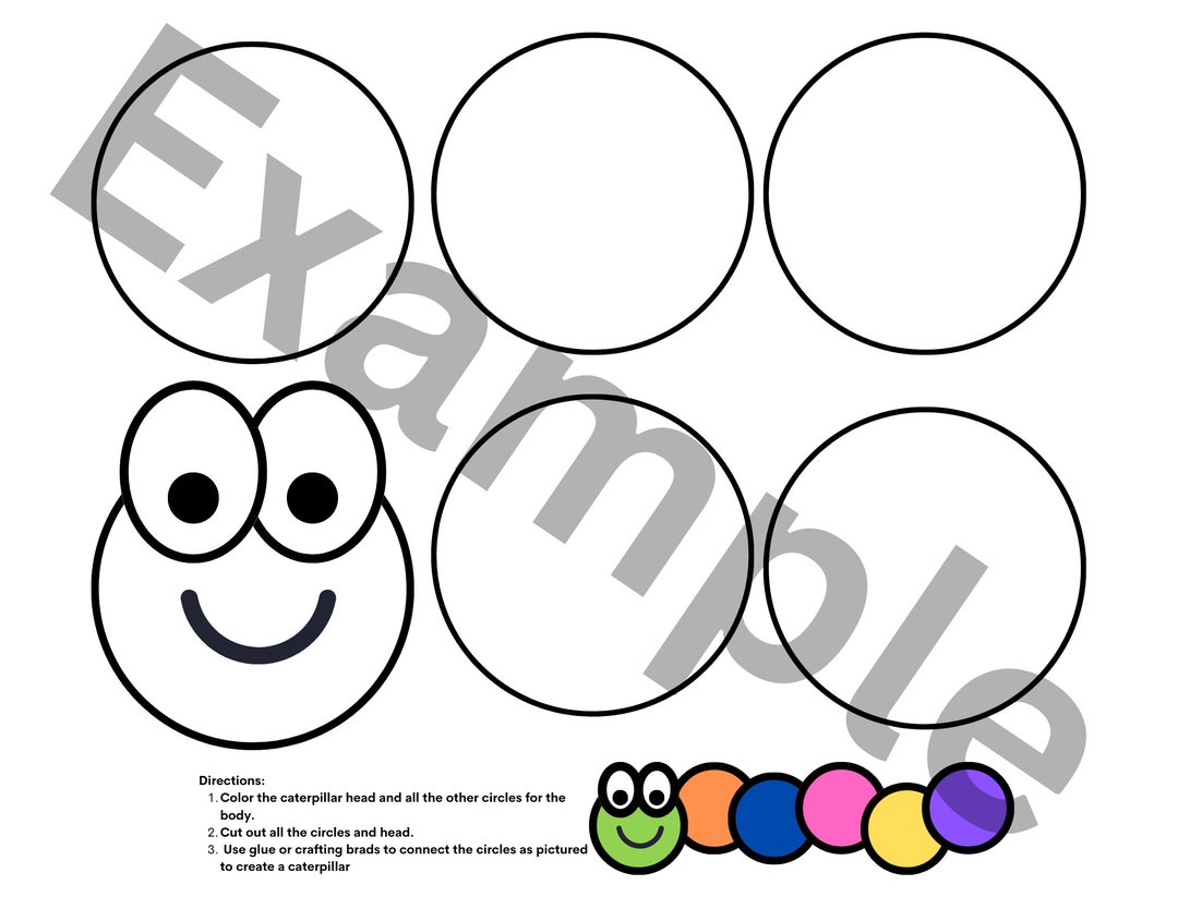 Caterpillar Craft - Etsy