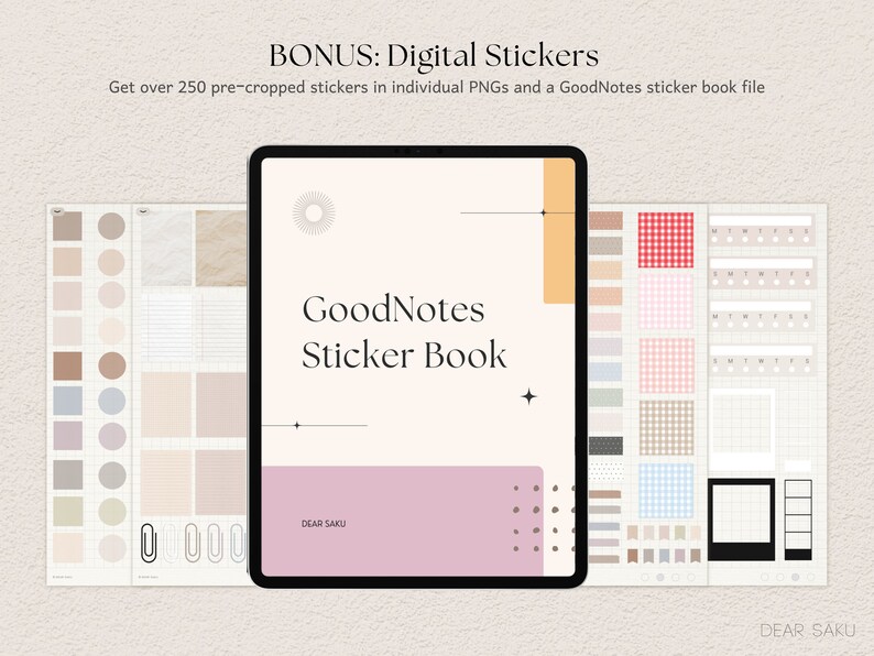 Digital Half Color Notebook Paper Texture Boho Chic Journal - Etsy