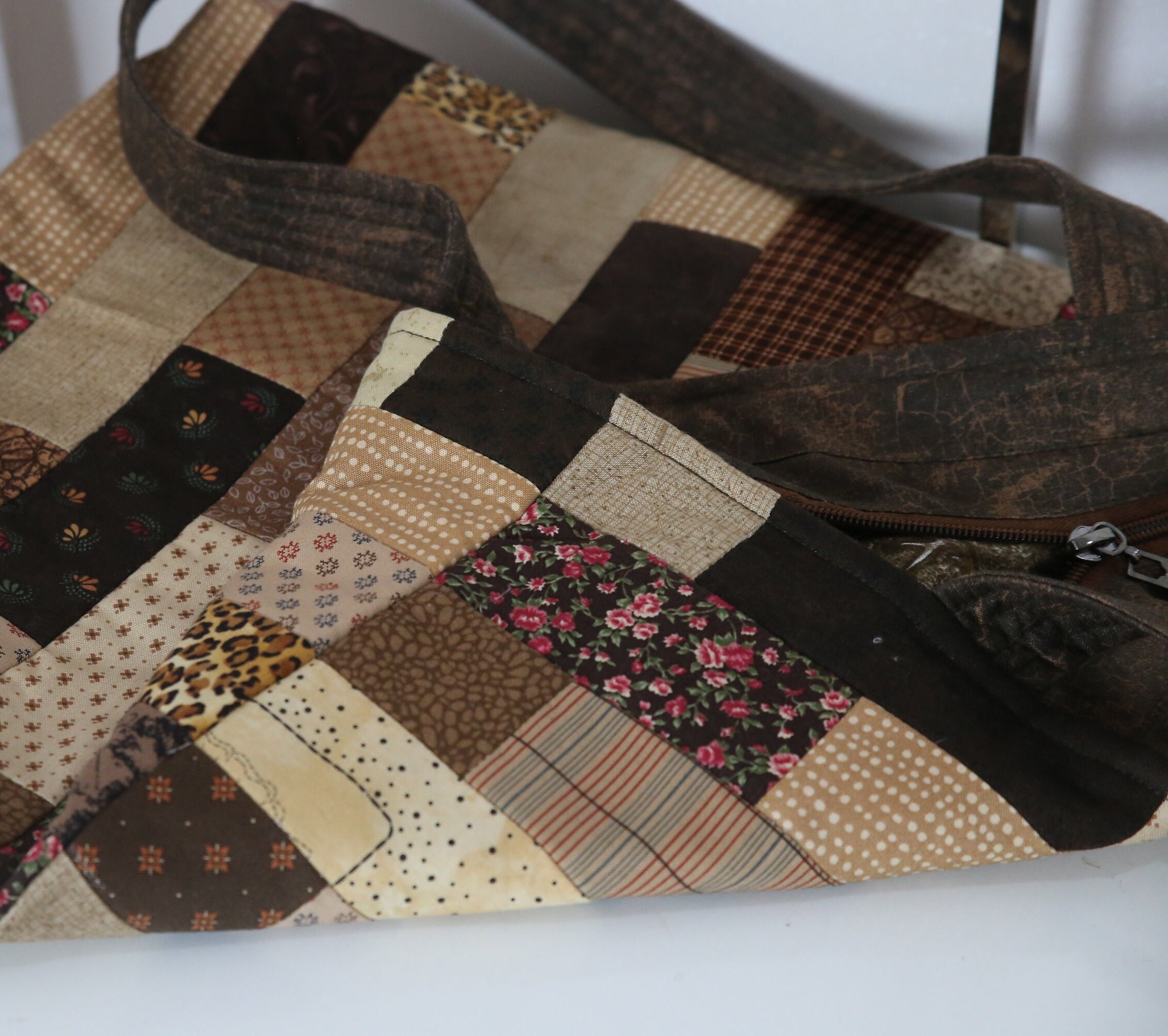 Quilted Tote Bag, Shoulder Bag for Women, Quilted Bag, Handmade Tote ...