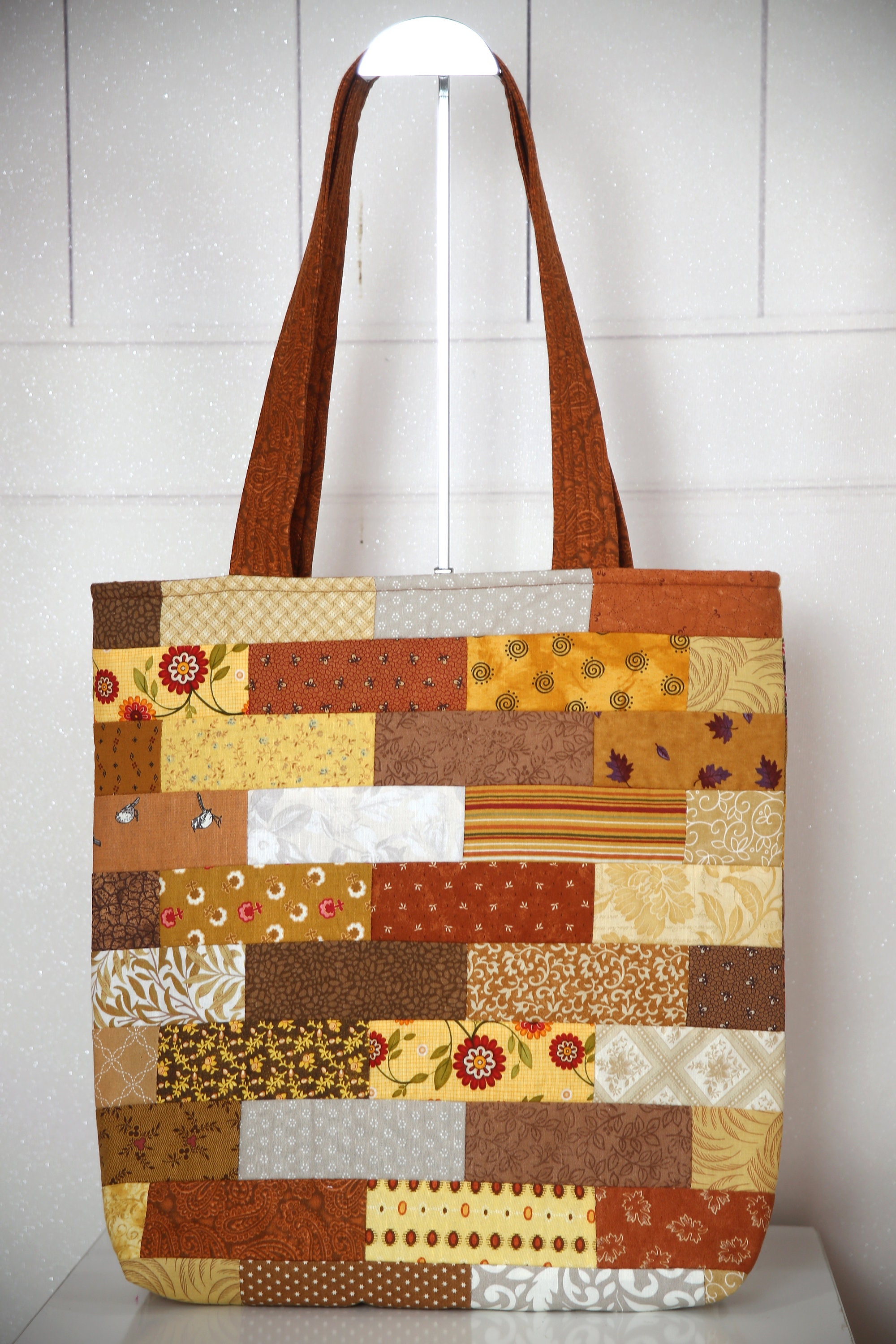 Quilted Tote Bag, Shoulder Bag for Women, Quilted Bag, Handmade Tote ...