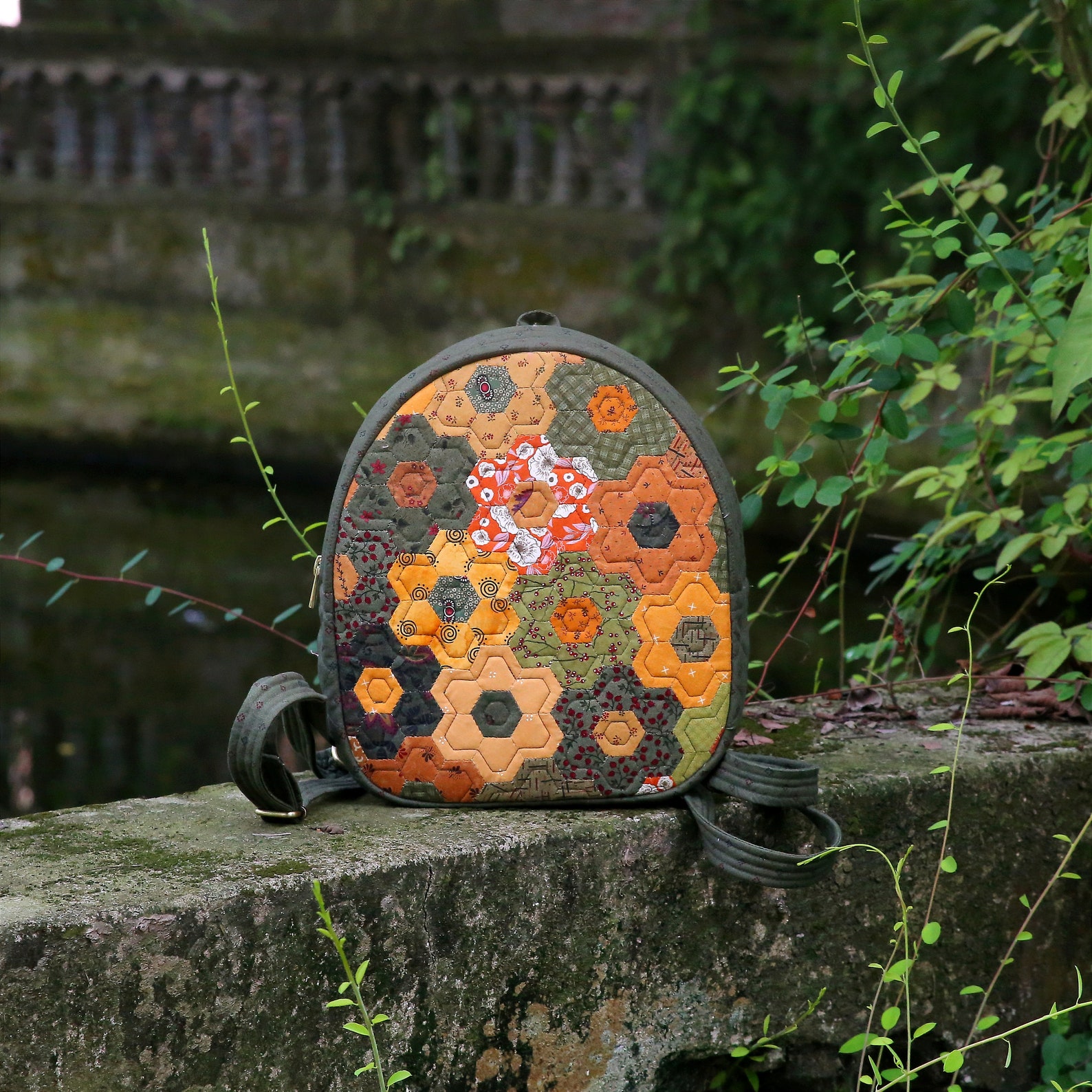 Small Backpack, Mini Backback, Handmade Quilt Bag, Backpack Quilt ...