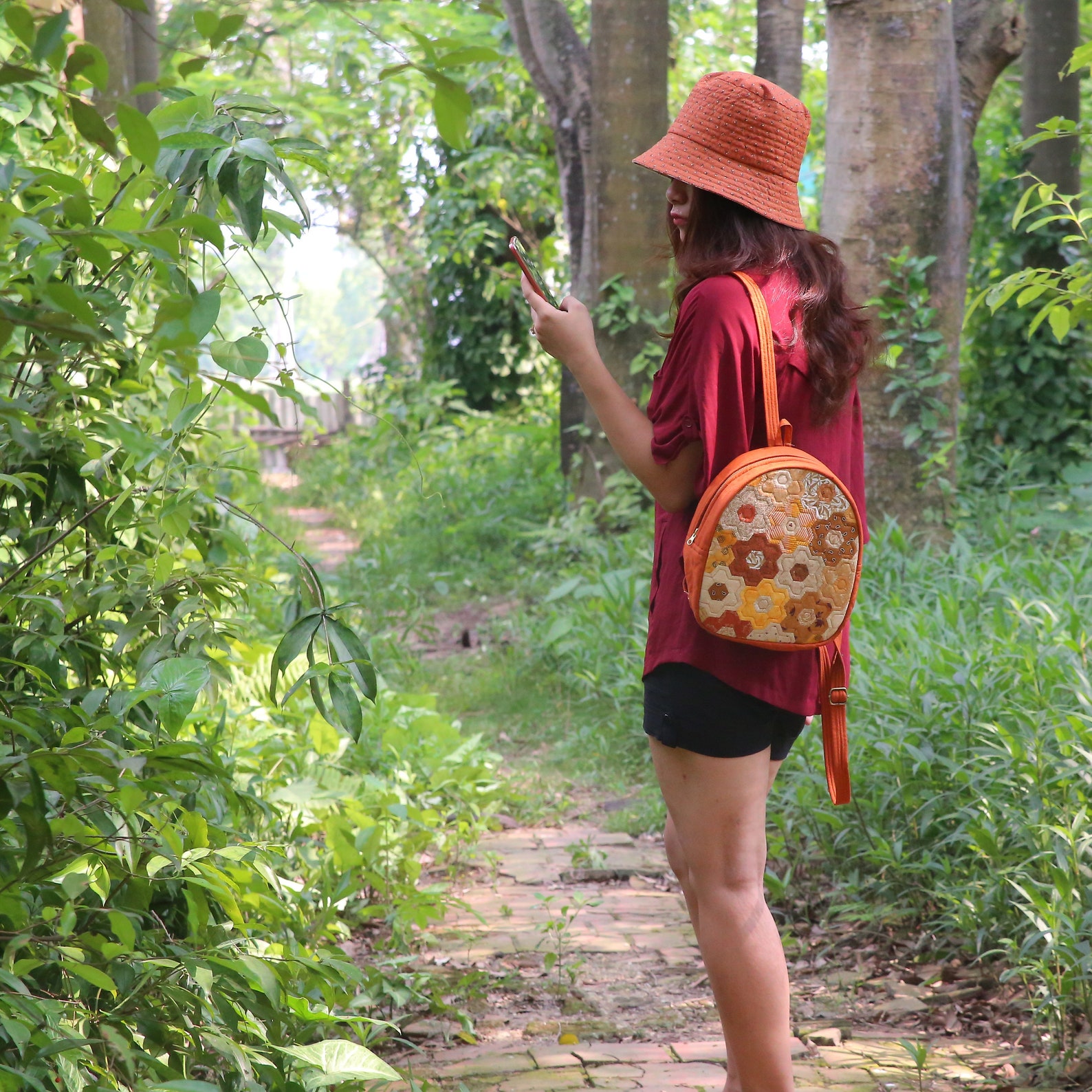 Small Backpack, Mini Backback, Handmade Quilt Bag, Backpack Quilt ...