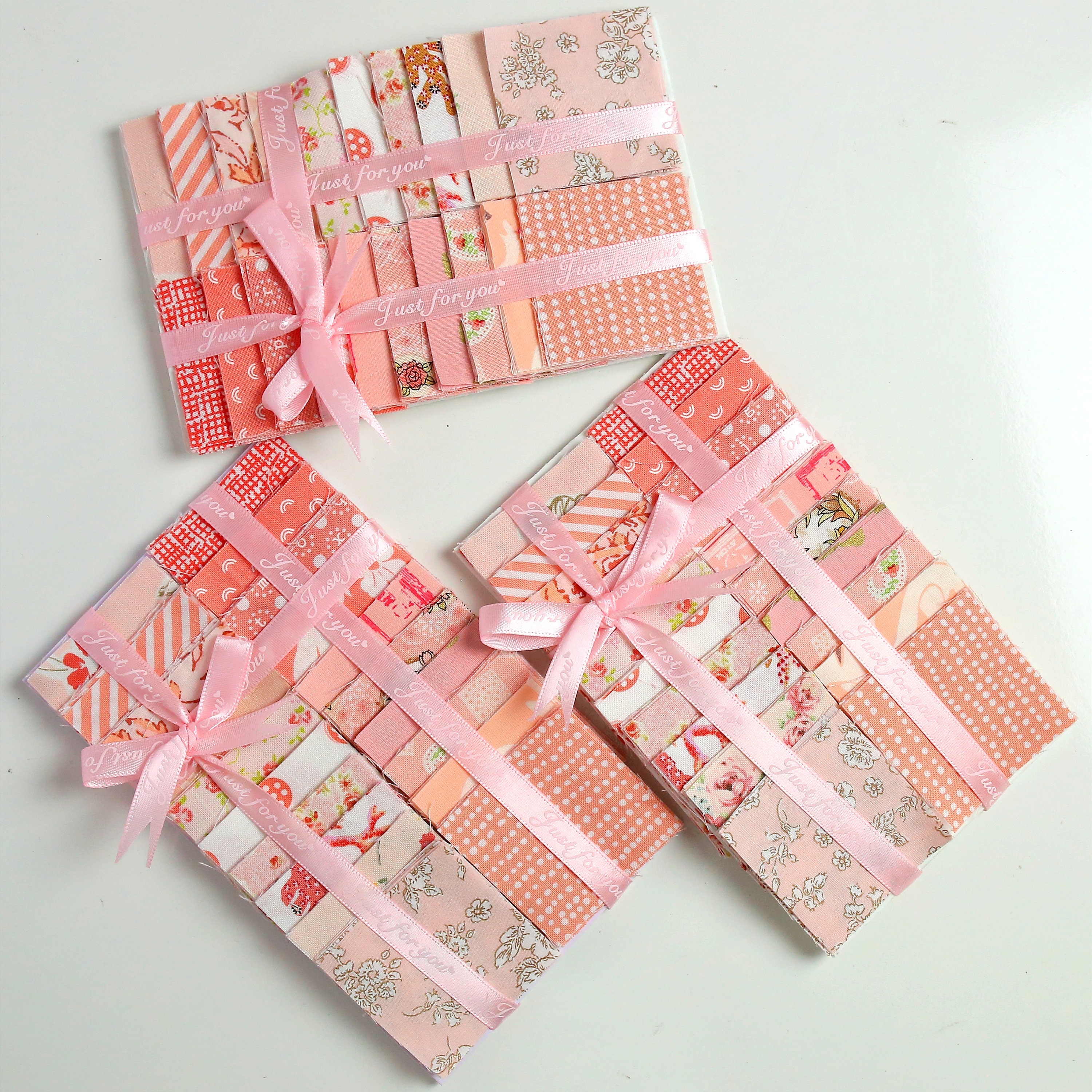 Cotton Fabric Scraps Bundle, Charm Squares and Hexagons, 100 Pieces - Etsy