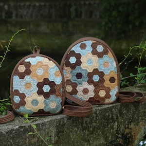 Small Backpack, Mini Backback, Handmade Quilt Bag, Backpack Quilt ...