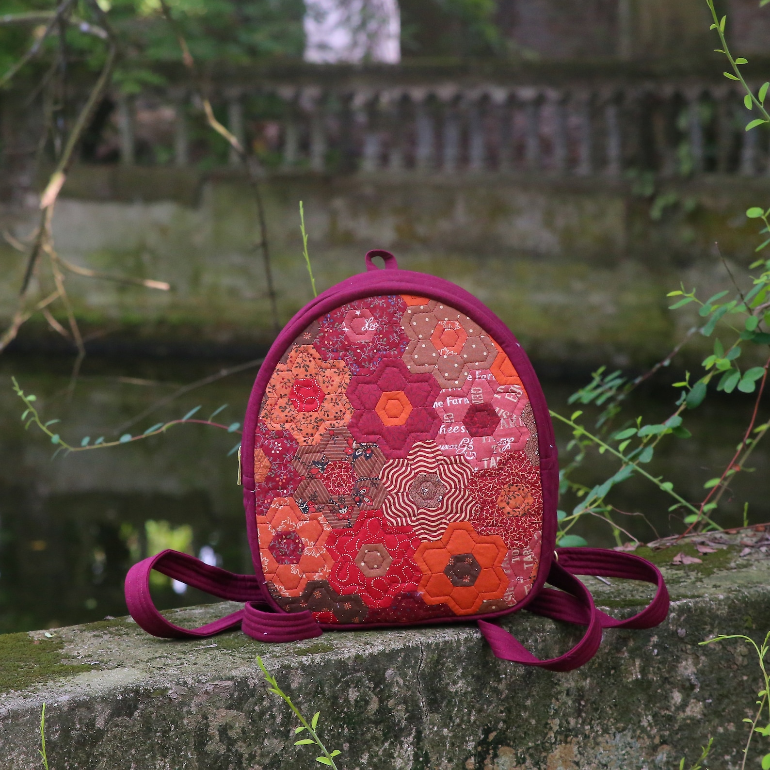 Small Backpack, Mini Backback, Handmade Quilt Bag, Backpack Quilt ...