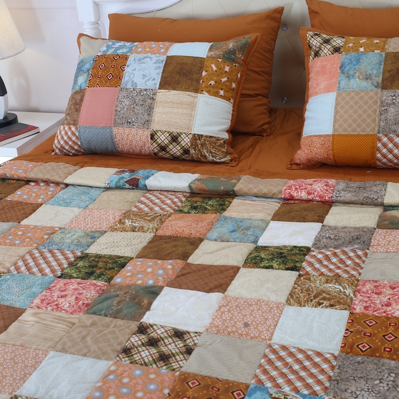 Patchwork Quilt - Etsy