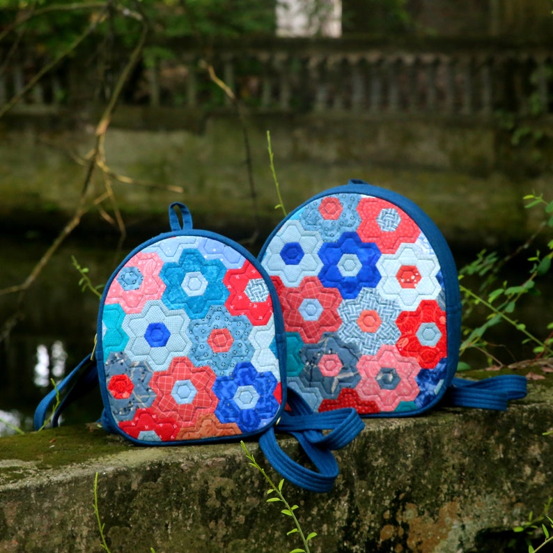 Small Backpack, Mini Backback, Handmade Quilt Bag, Backpack Quilt ...