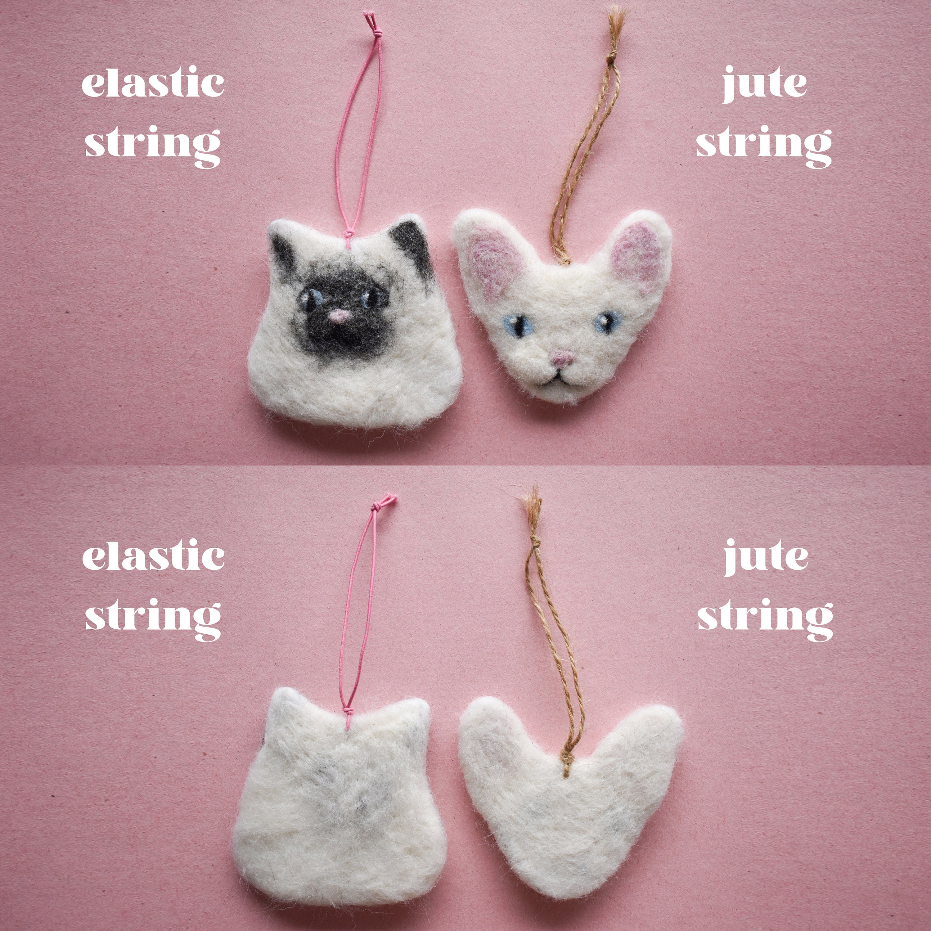 Cat Ragdoll Pet Animal Christmas Tree Ornamet or Car Rearview Mirror ...