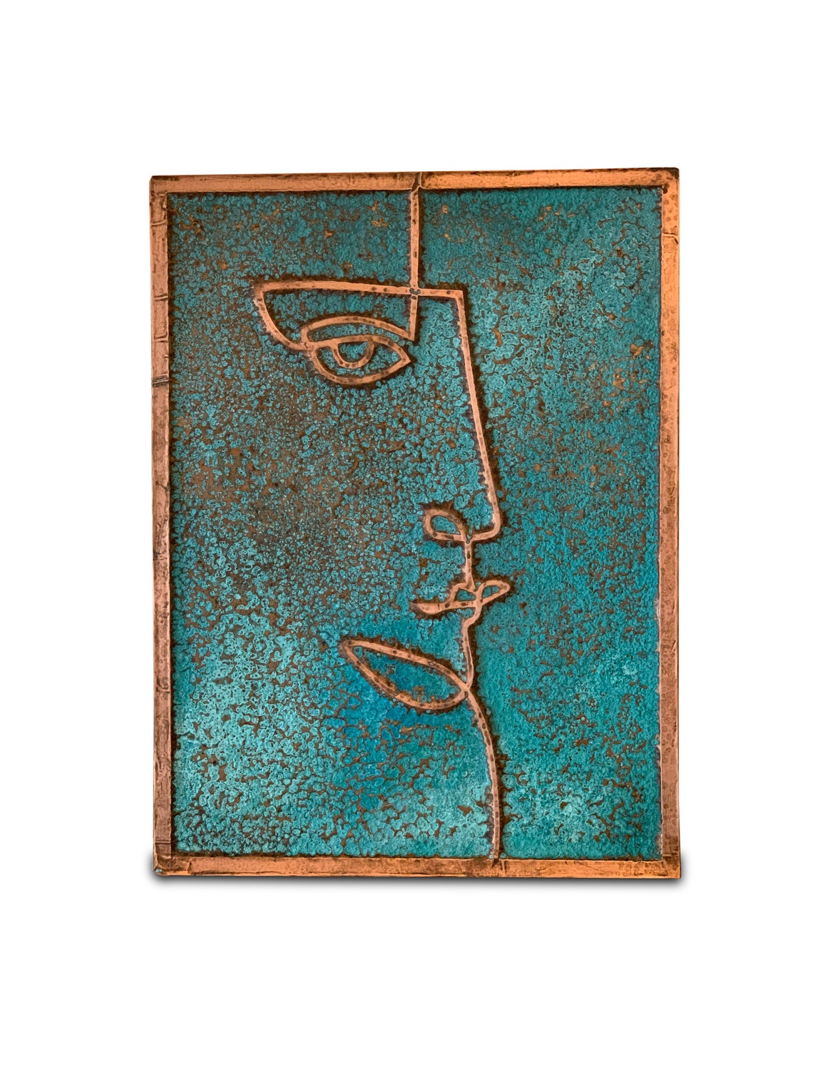 Rustic Copper Wall Art Farmhouse Decor Textured Wall Art - Etsy