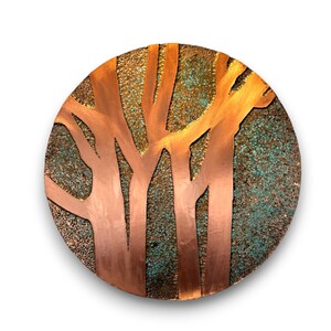 Rustic Copper Wall Art | Farmhouse Decor | Textured Wall Decor ...