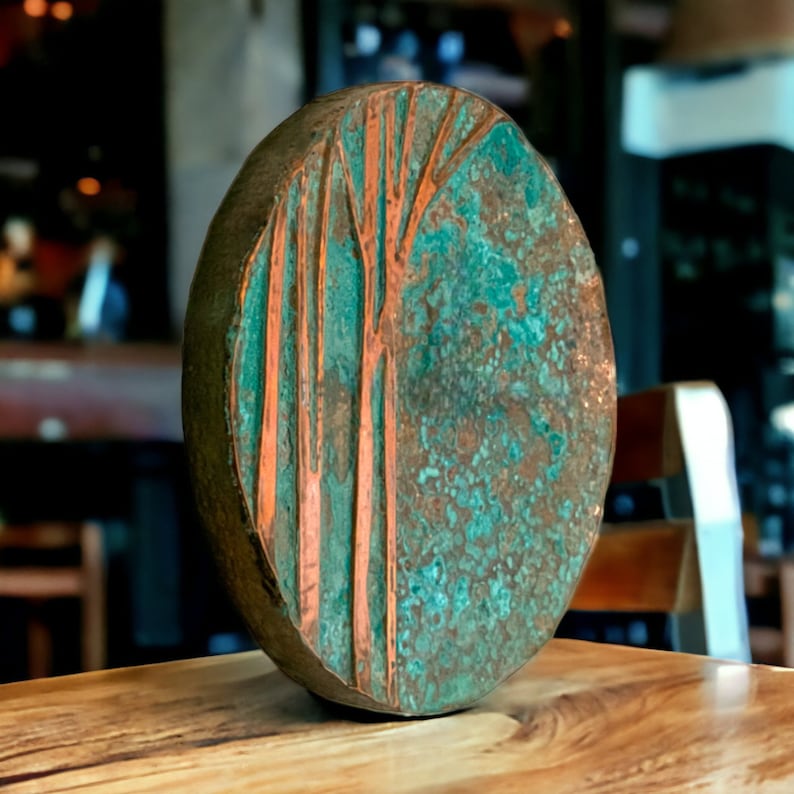 Rustic Copper Wall Art Farmhouse Decor Textured Wall Decor - Etsy