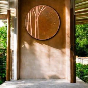 Copper Wall Art | Rustic Decor | Textured Wall Decor | Minimalist Decor ...