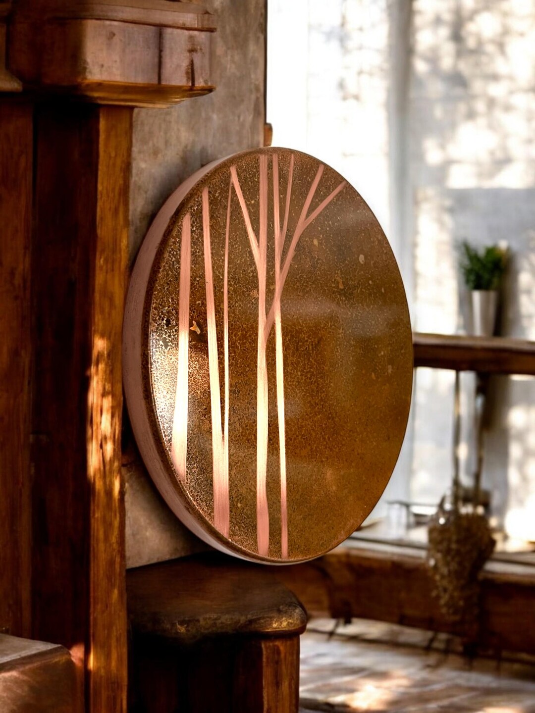 Copper Wall Art | Rustic Decor | Textured Wall Decor | Minimalist Decor ...