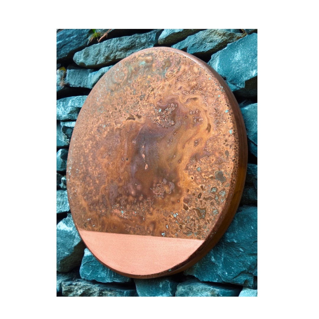 Copper Wall Art | Metal Decor | Textured Wall Decor | Minimalist Decor ...