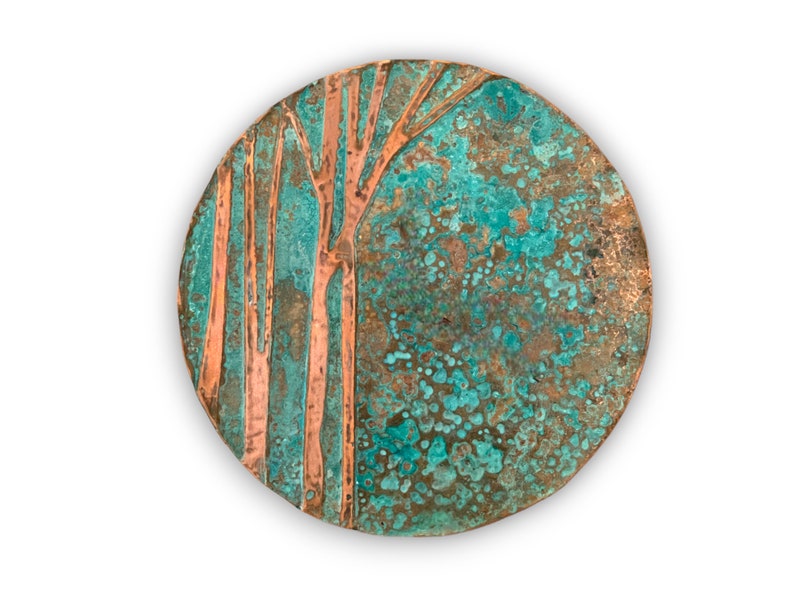 Rustic Copper Wall Art | Farmhouse Decor | Textured Wall Decor ...