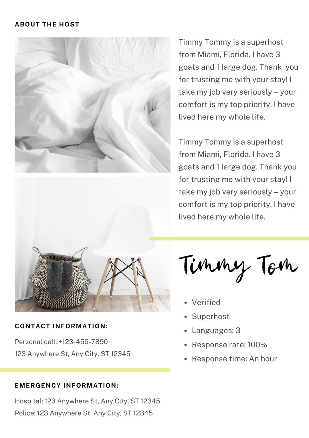 Vacation Rental Welcome Booklet as a Digital Download - Etsy