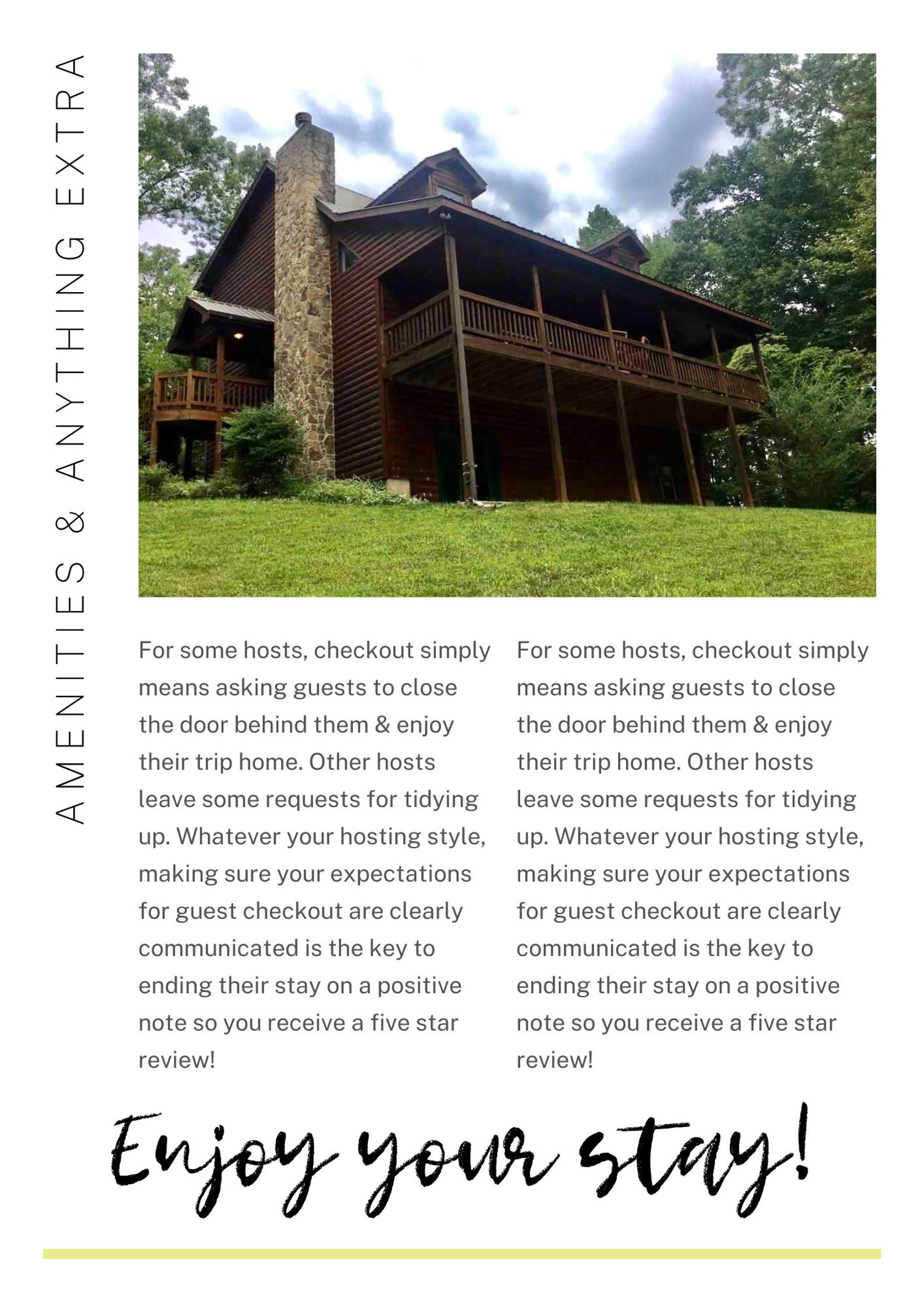 Vacation Rental Welcome Booklet as a Digital Download - Etsy