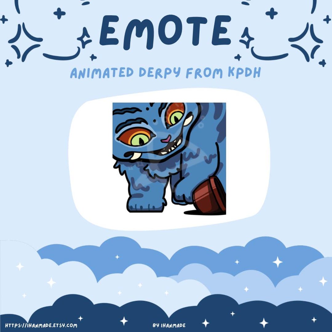 Animated Derpy Tiger Emote – Kpop Demon Hunters – Digital Download GIF ...