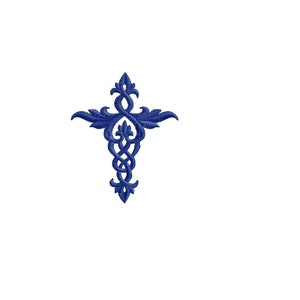 Set of 3 Cross Patterns, Musketeer Cross, Baroque Cross, Fleur De Lis ...