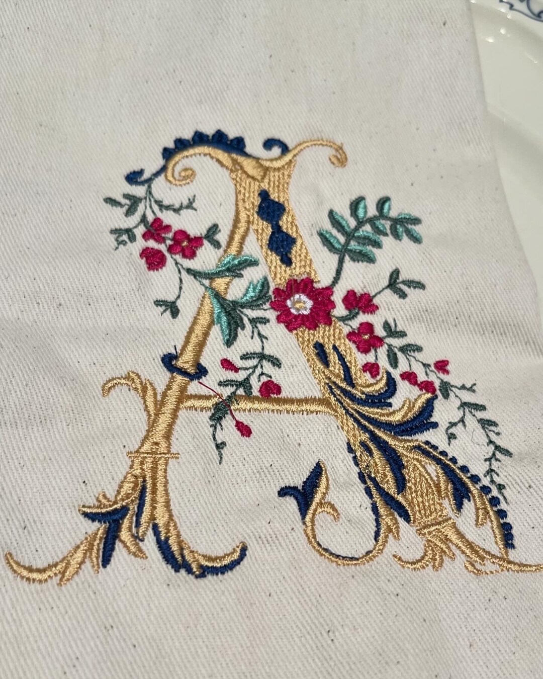 Vintage Monogram Alphabet, 3 Sizes, Machine Embroidery Designs Instant ...