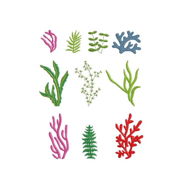 Coral Embroidery - Etsy