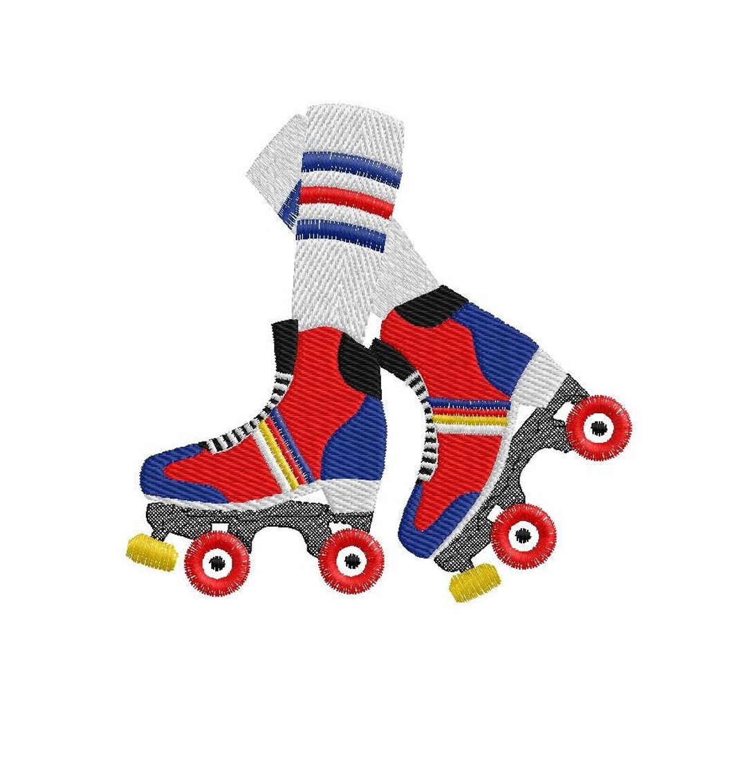 Roller Skate, 4 Sizes, Machine Embroidery Designs - Etsy