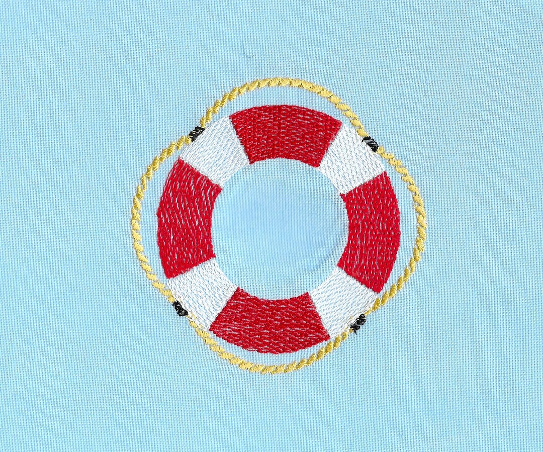 Life Buoy, 6 Sizes Machine Embroidery Designs Instant Download - Etsy