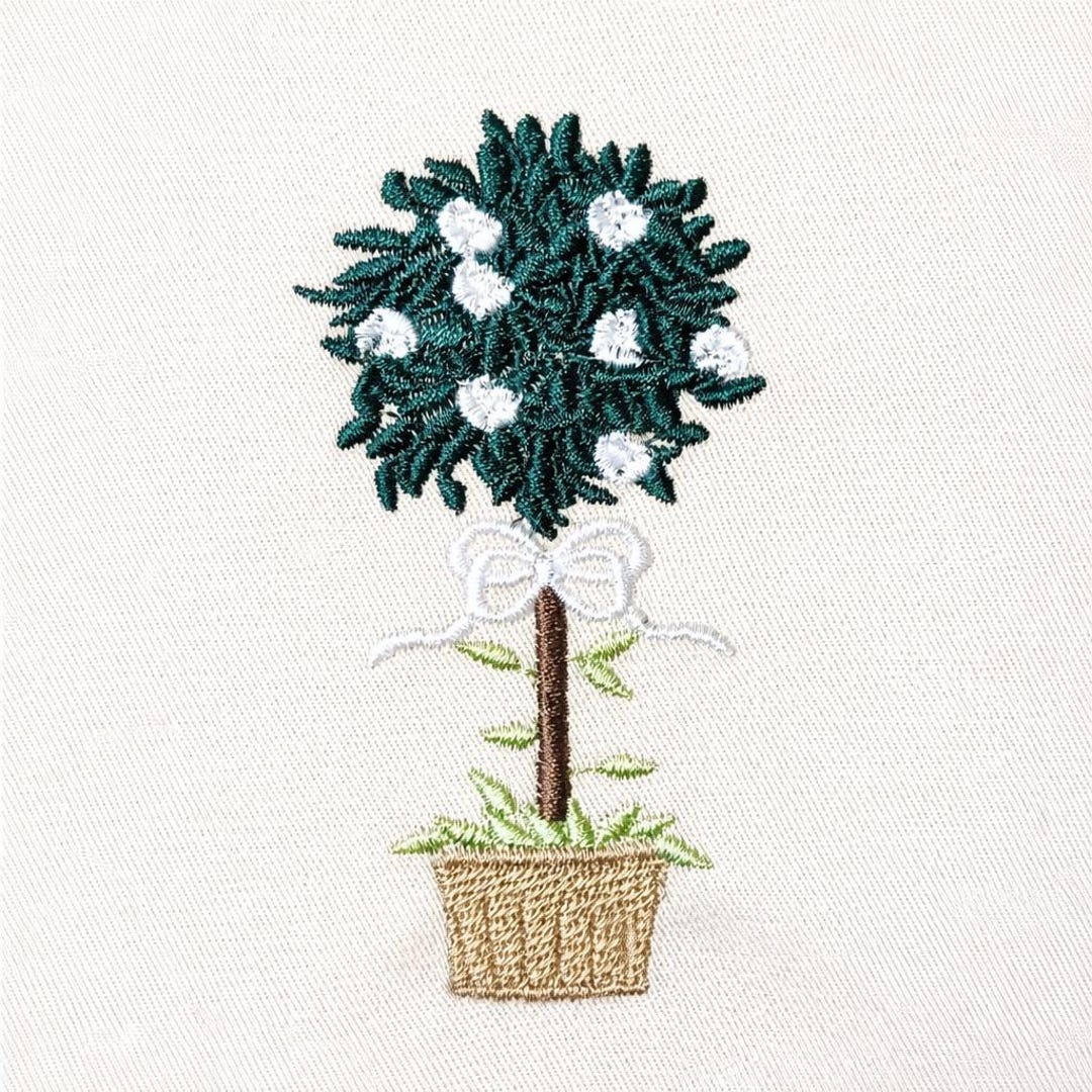 Rose Tree, Topiary 3 Sizes, Machine Embroidery Designs - Etsy