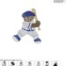 Teddy Bear Baseball, 3 Sizes, Machine Embroidery Designs - Etsy