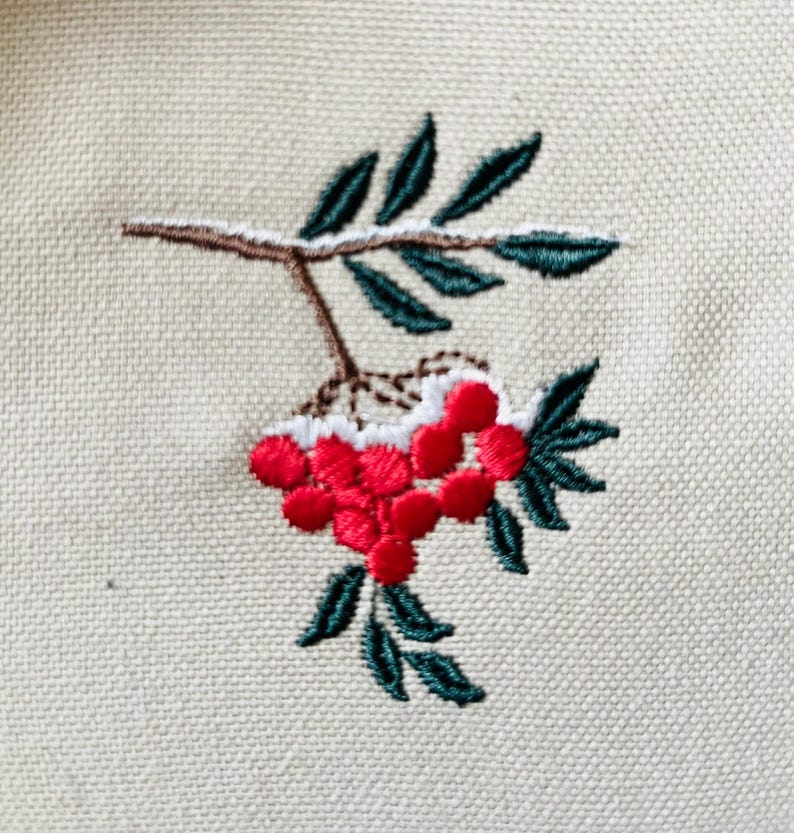 Rowan Branch, 3 Sizes, Machine Embroidery Designs - Etsy