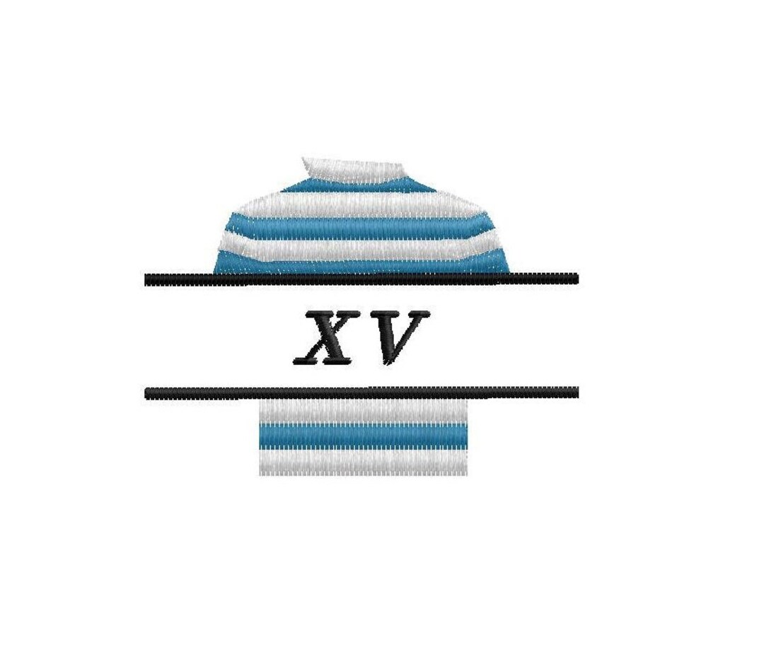 Rugby Jersey Split Frame, 3 Sizes, Frame Machine Embroidery Designs ...