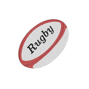Mini Rugby Ball 15 Sizes Machine Embroidery File Embroidery - Etsy