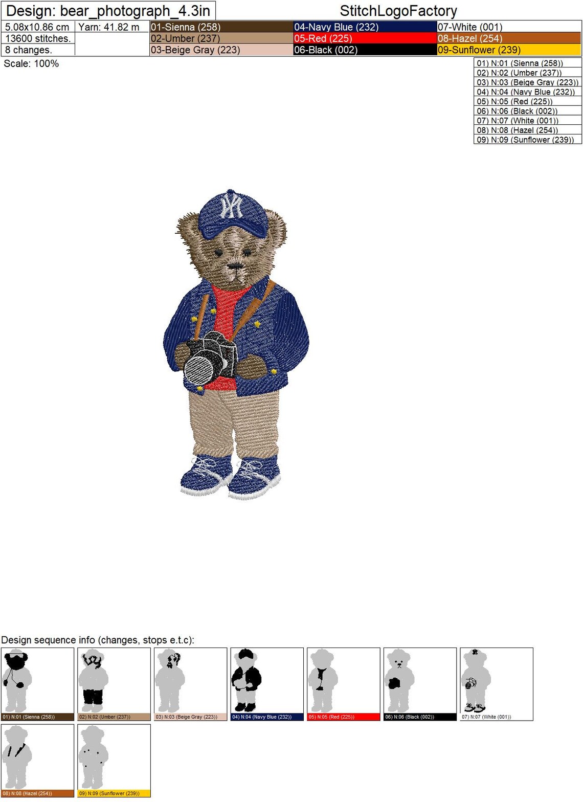 Teddy Bear Photographer, 3 Sizes, Machine Embroidery Designs - Etsy