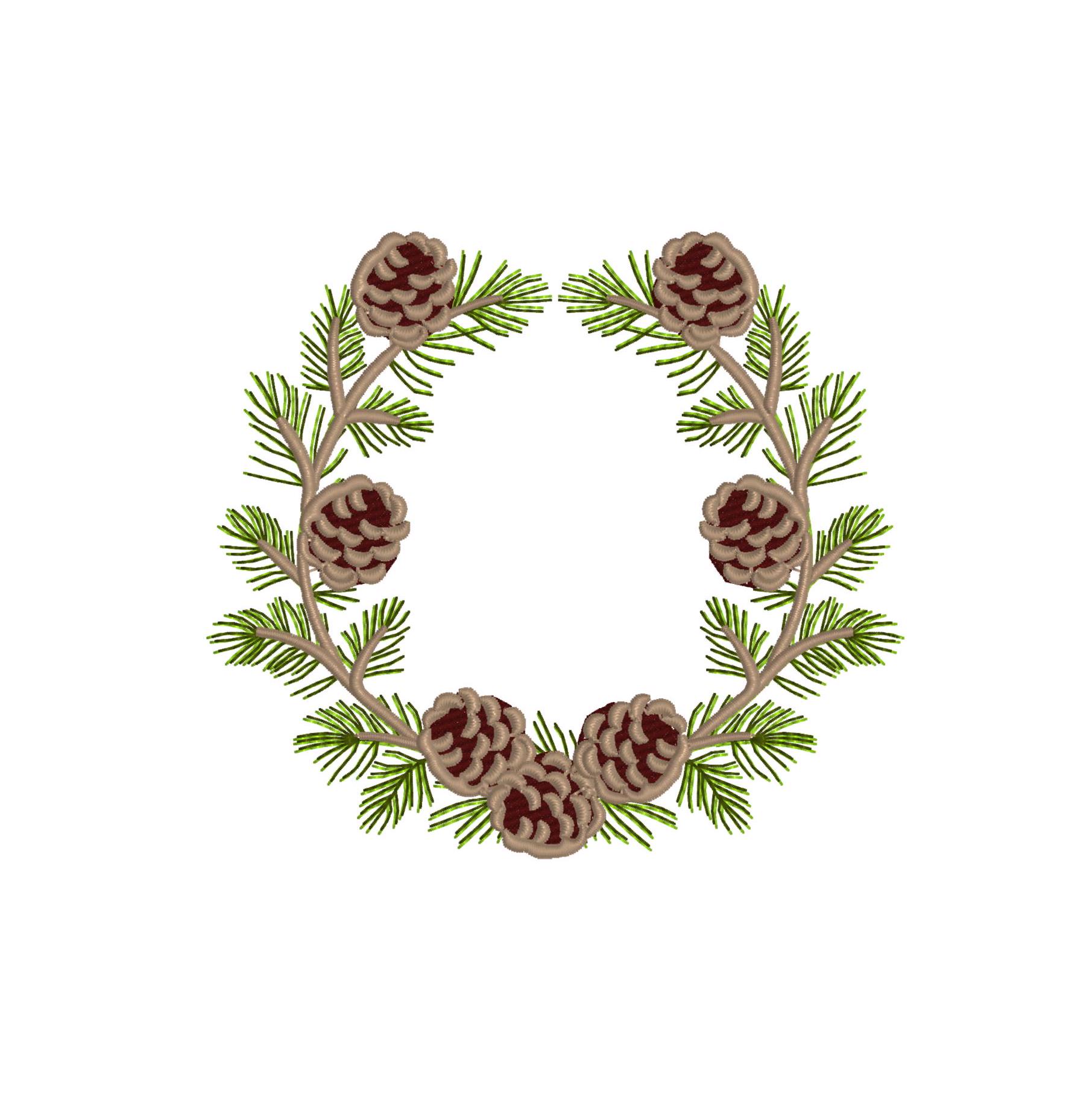 Christmas Pine Cone Crown, 4 Sizes, Machine Embroidery Designs - Etsy