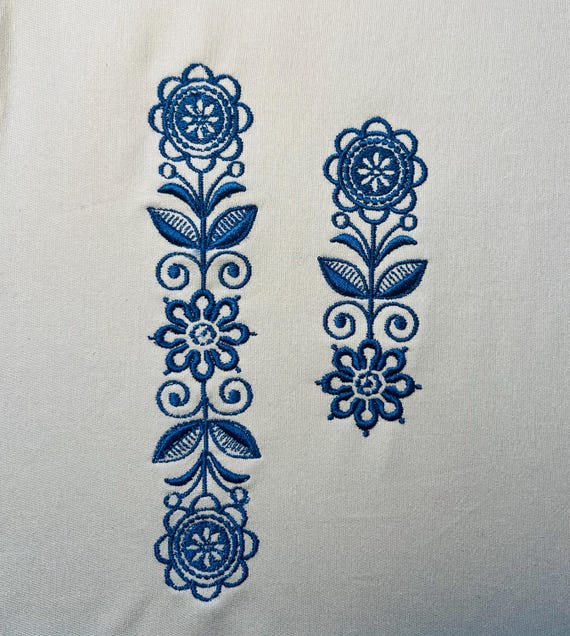 Scandinavian Folk Art Machine Embroidery Designs Nordic Heart Complete