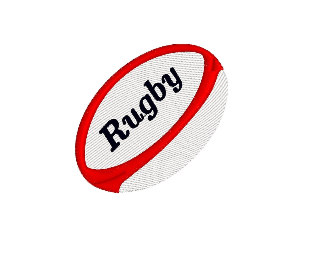 Mini Rugby Ball, 15 Sizes Machine Embroidery Designs ** New Version ...