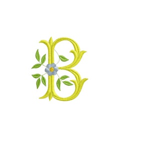 Old Monograms, 26 Capital Letters 3 Sizes Machine Embroidery Designs ...