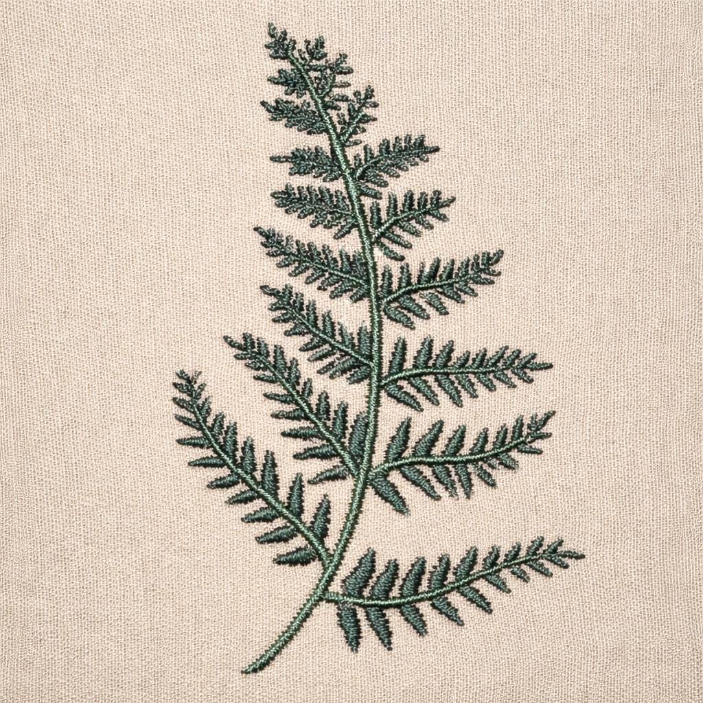 Fern Branch, 3 Sizes, Machine Embroidery Designs - Etsy