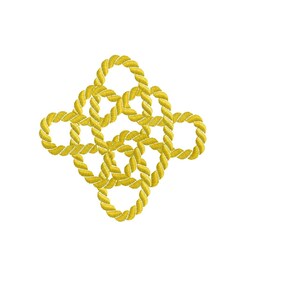 Cross Made of Rope, 4 Sizes, Machine Embroidery Designs - Etsy